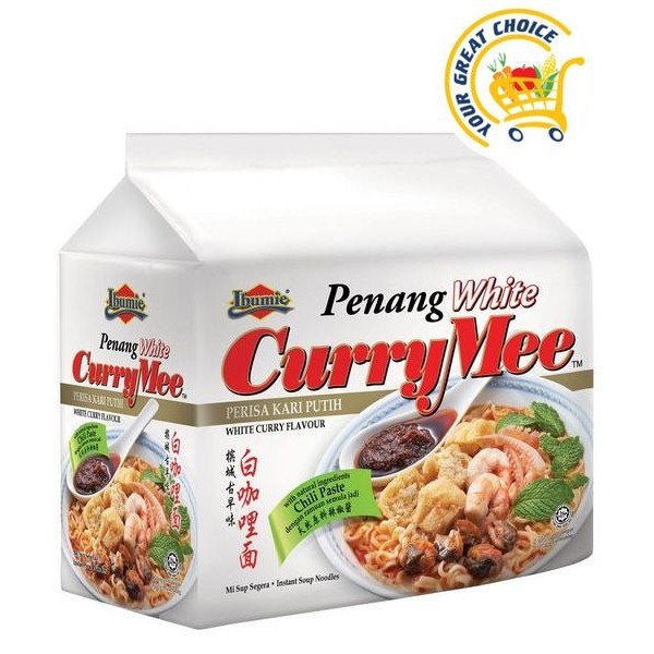 Ibumie Penang Instant Noodle White Curry 4x105g | Shopee Malaysia