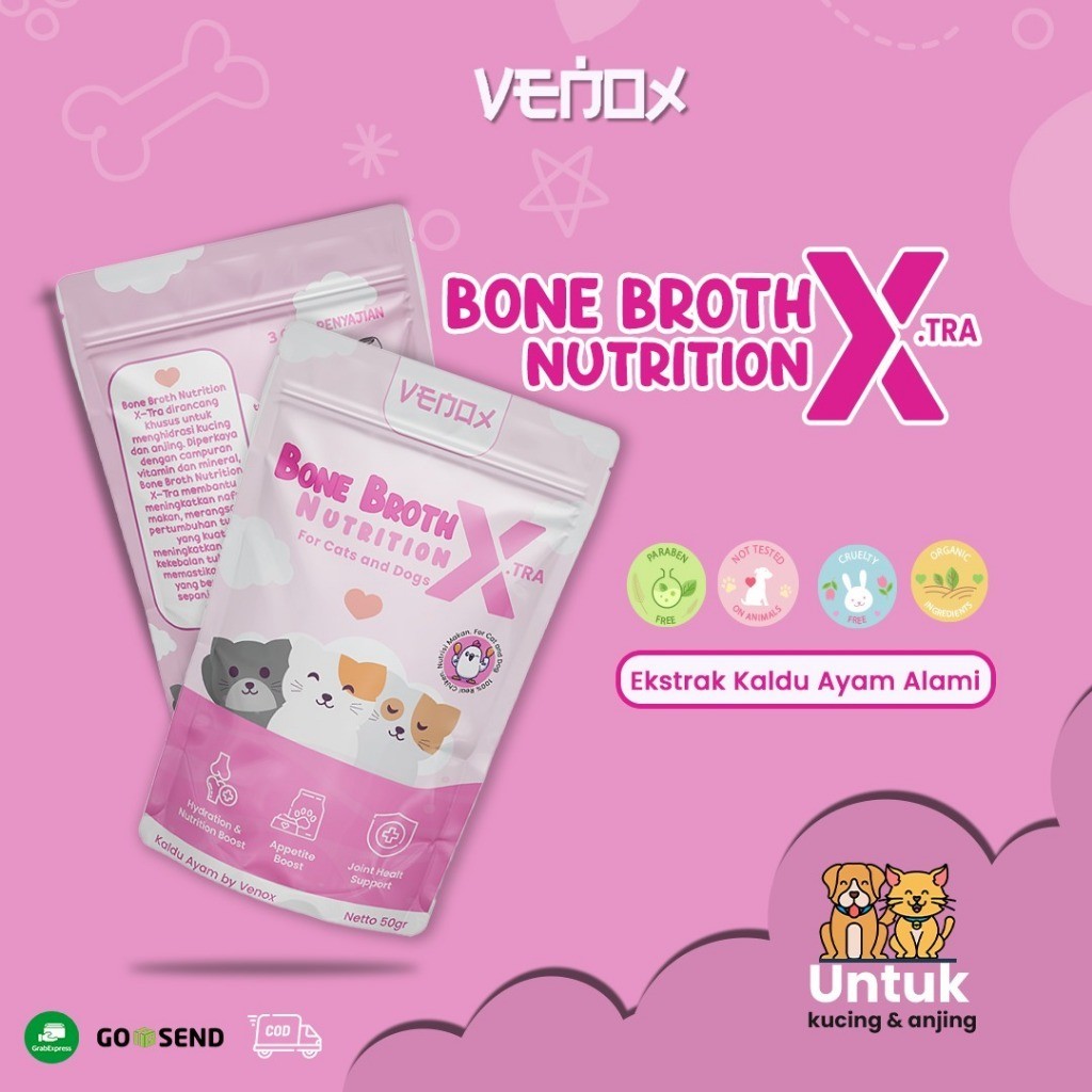 Bone BROTH NUTRITION XTRA - Venox Vitamin Animal Cat Dog Original ...