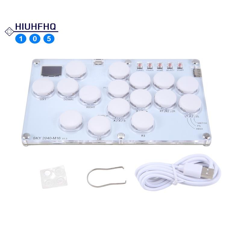 16Key Joystick Hitbox Keyboard Arcade Stick Controller for PS4/PS3 ...