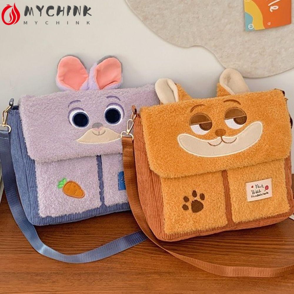 CHINK Messenger Bag, Disney Plush Shoulder Bag, Large Capacity Cartoon ...