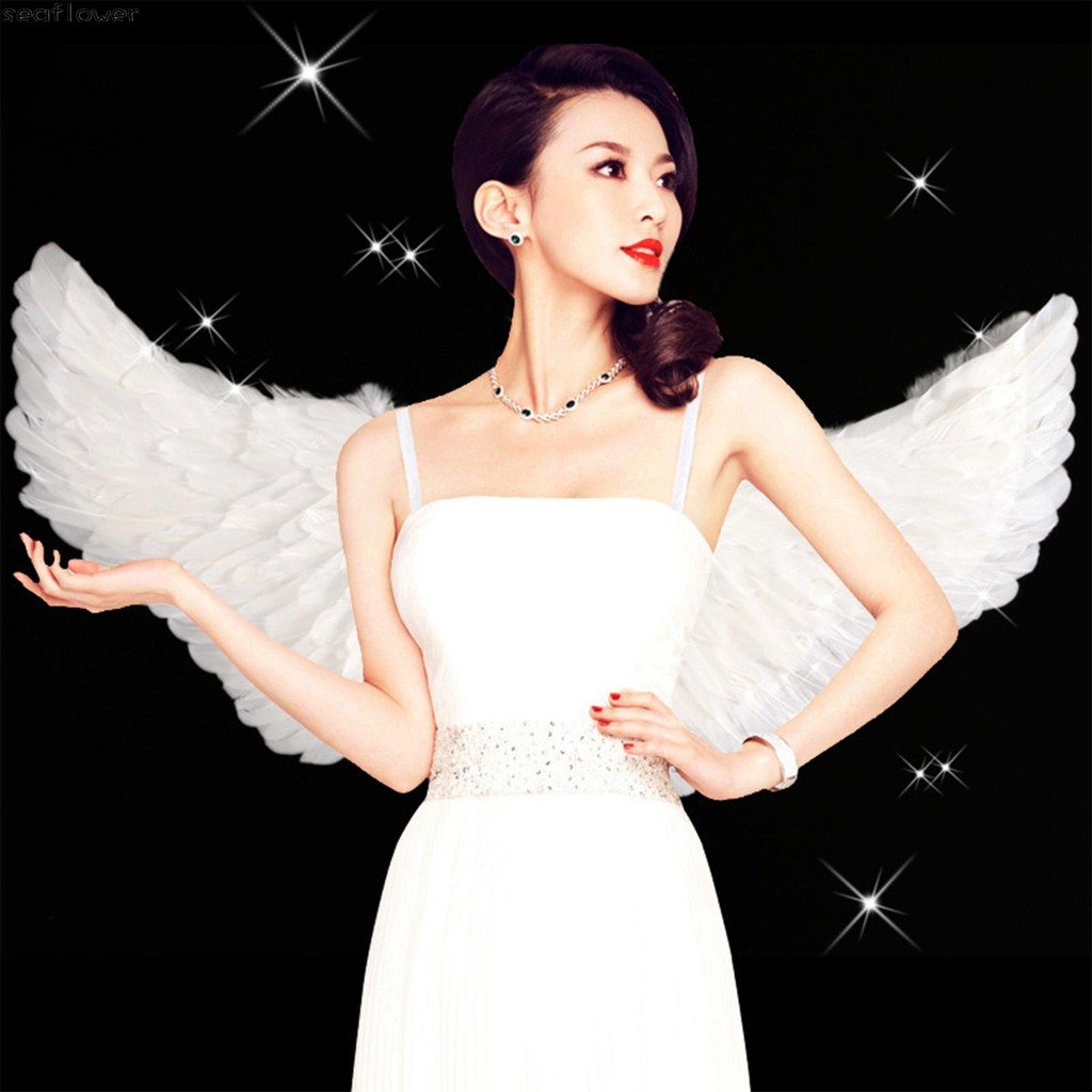 Stage Props Angel Wings Dress Up Props Cosplay Halloween Party Wings ...