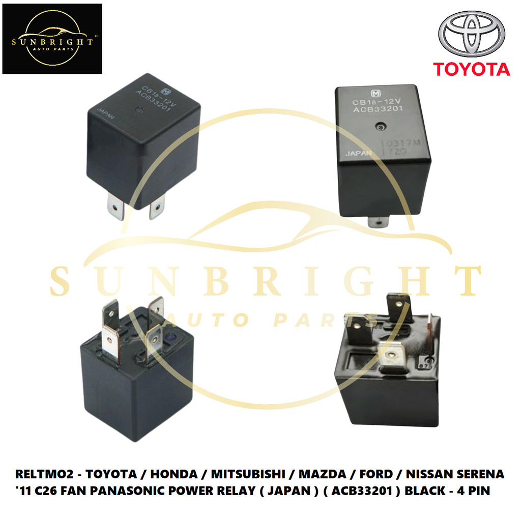 TOYOTA / HONDA / MITSUBISHI / MAZDA C26 FAN PANASONIC POWER RELAY ...