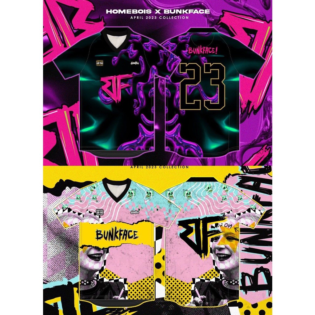 Homebois x Bunkface Jersey 2025 Homebois Vespa Retro Collar Malaysia ...