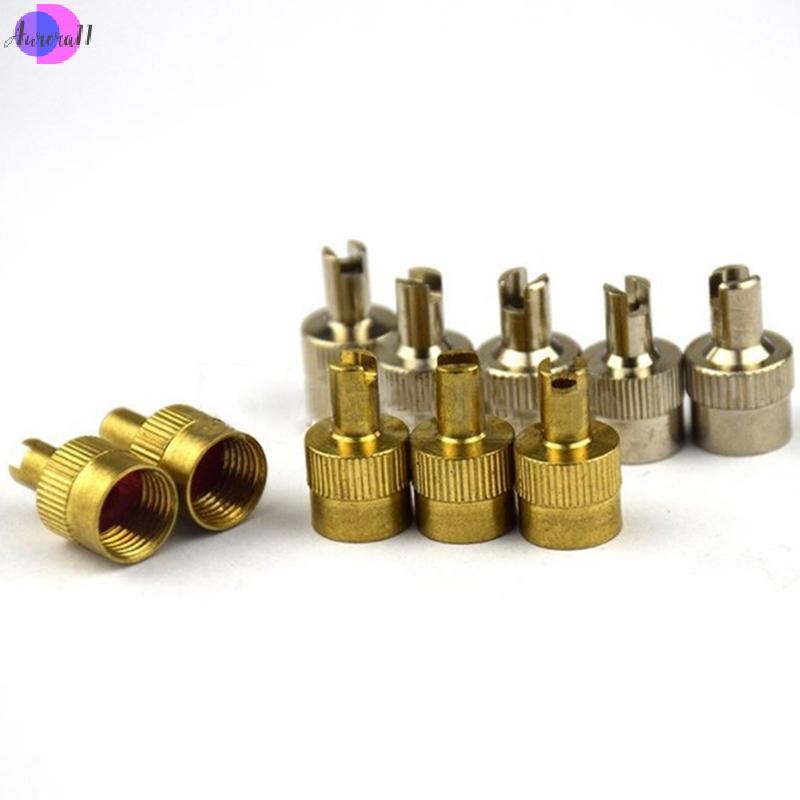 Aurora11 Copper Slotted Head Valve Stem Cap Car Motorcycle Valve Wheel ...