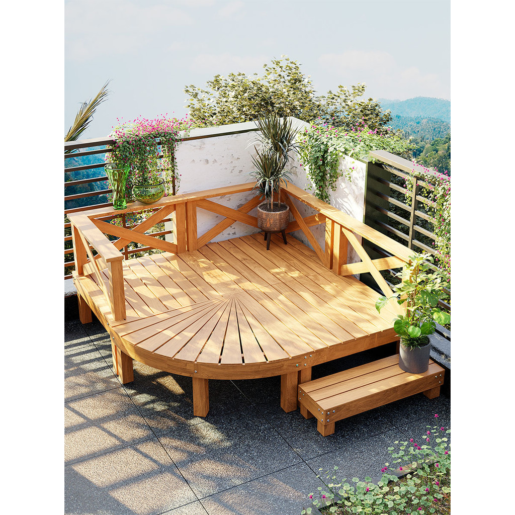 Lantai Kayu Anti-Kakisan Luaran Teres Halaman Luaran Teres Kayu Tatami ...