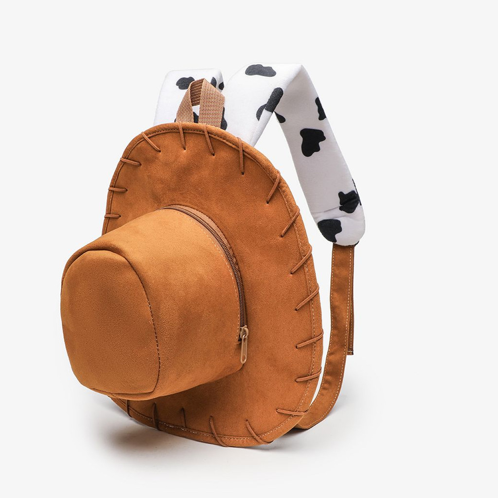New Cute Cartoon Toy Story Woody Hat Backpack Creative Backpack Preppy ...
