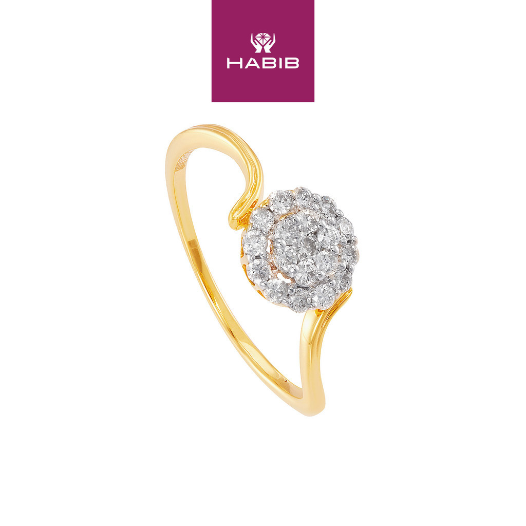 HABIB Diamond Ring in 375/9K Yellow Gold 271780125(YG) | Shopee Malaysia