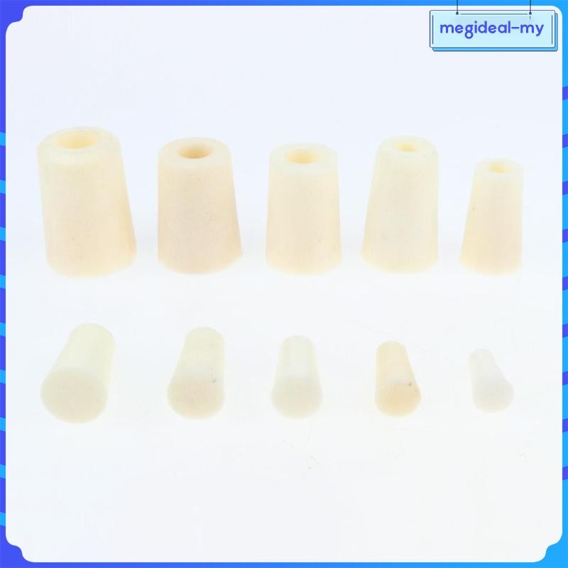 [MEGIDEALMY] 5pcs Silicone Test Tubes Bottle Tapered Rubber Bungs 9mm ...