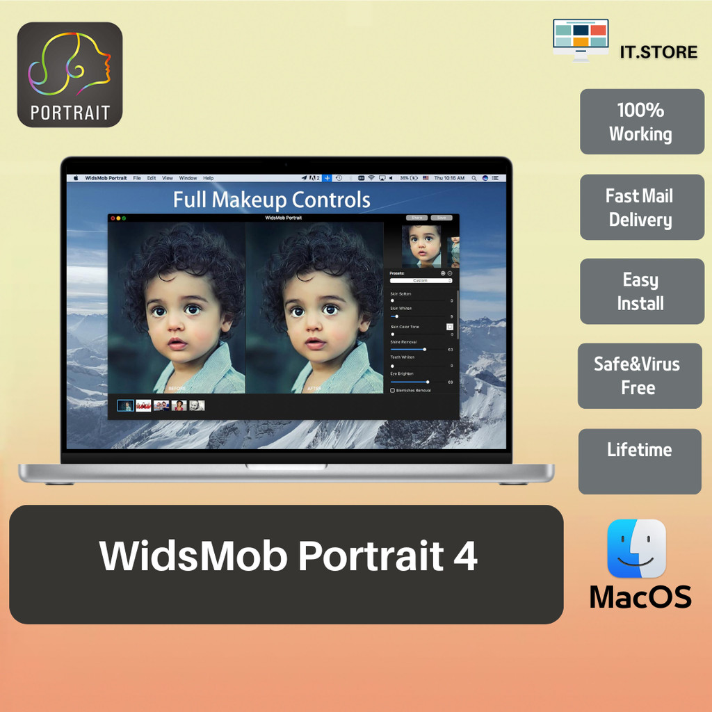 WidsMob Portrait 4 MacOS – Professional portrait editor for retouching ...