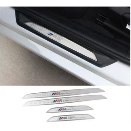 4PCS Stainless Steel Car Door Sill Scuff Plate For BMW M M3 M5 X1 X3 X5 ...