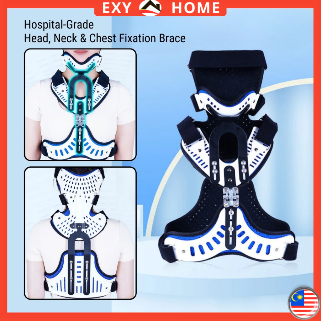 Adjustable Head Neck Chest Brace Adult Orthopedic Cervical Collar ...