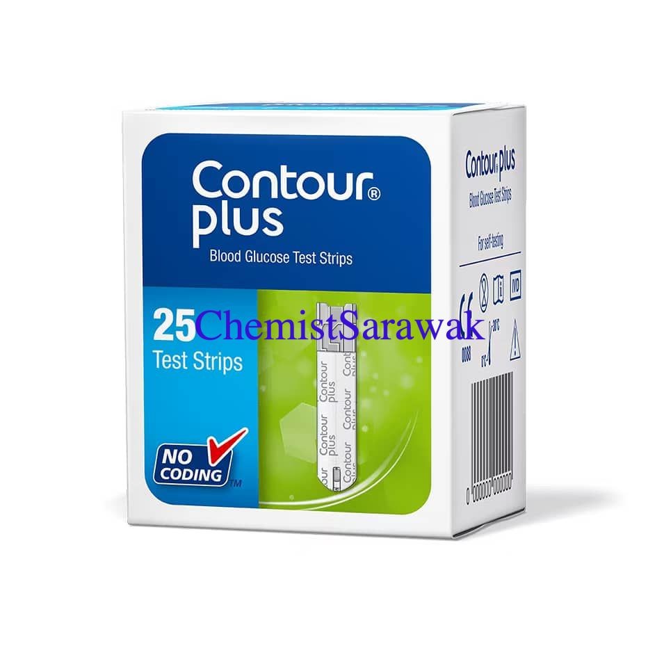 Contour Plus Blood Glucose Test Strip 25's (No box) Exp:10/25 | Shopee ...