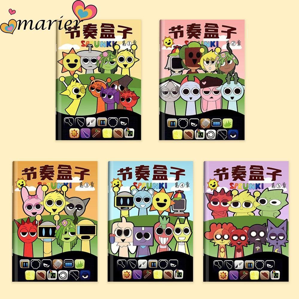 MARIER Coloring Book, Sprunki Beginner Sketch Copy Album Drawing ...