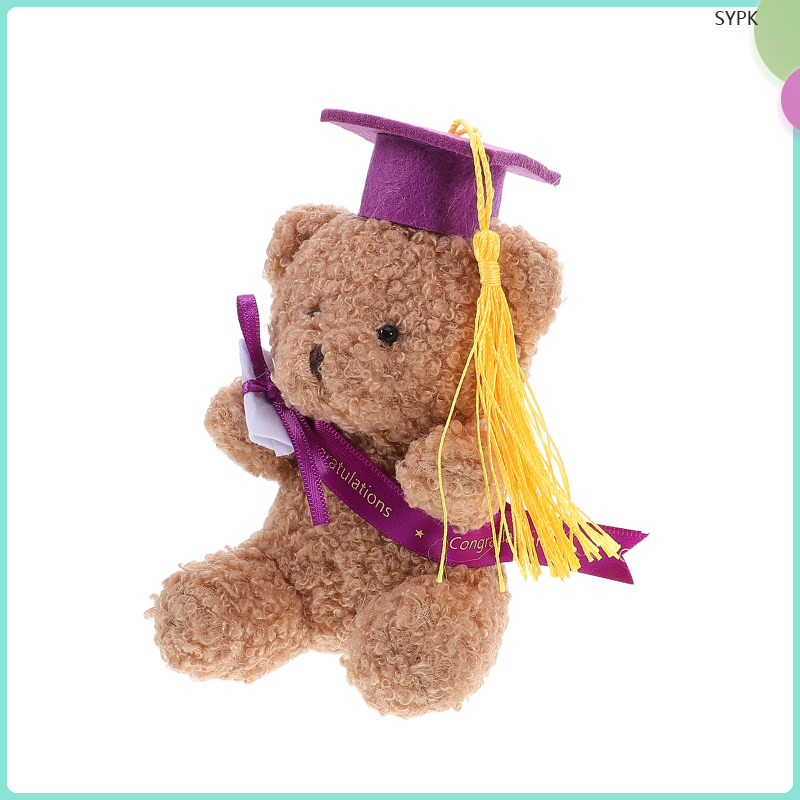 Graduation Bear For Graduation Stuffed Animal Decoration Tiny Plush ...