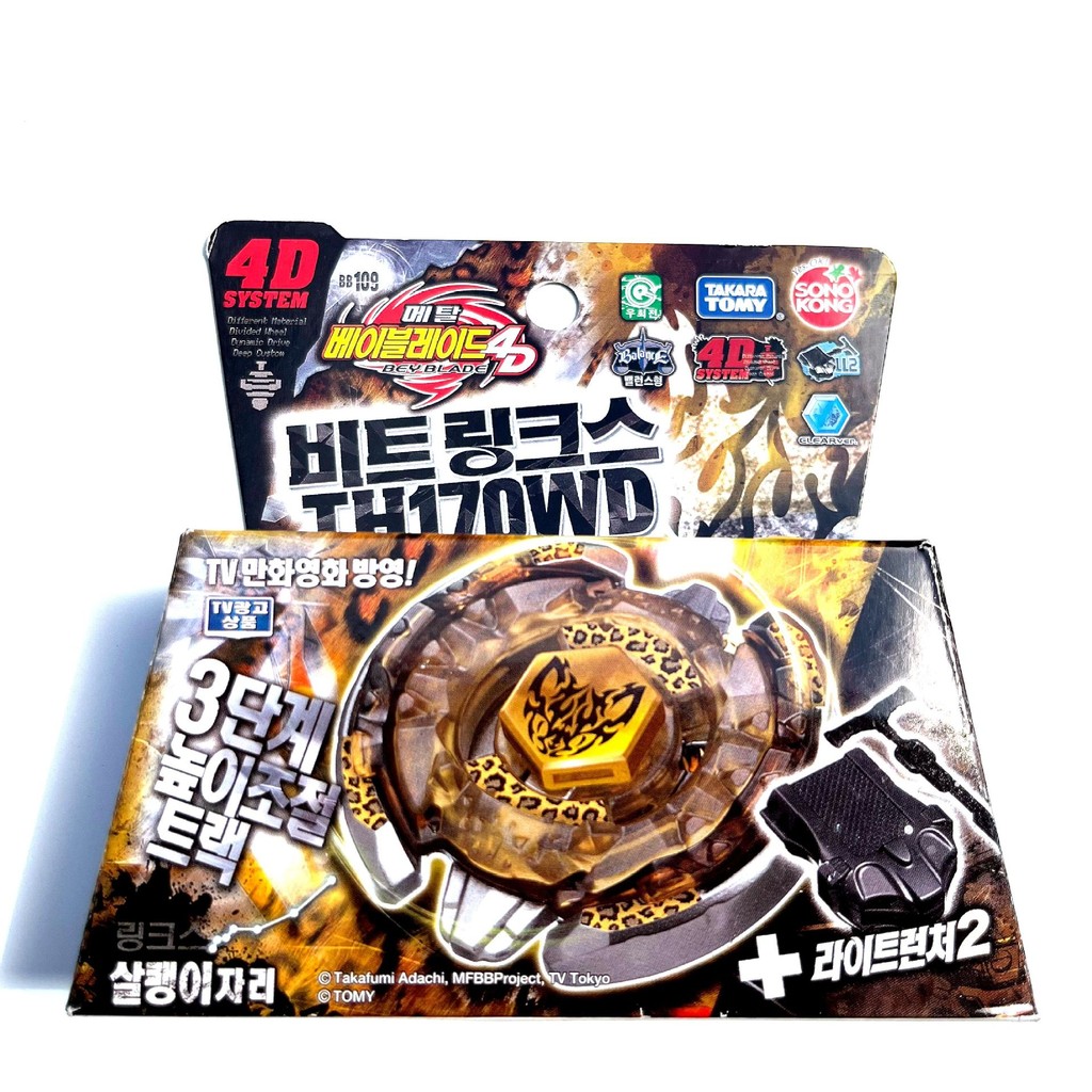Beyblade Spinning Top Versi Korea BB109 Burst Alloy Tahan Lama Battle ...