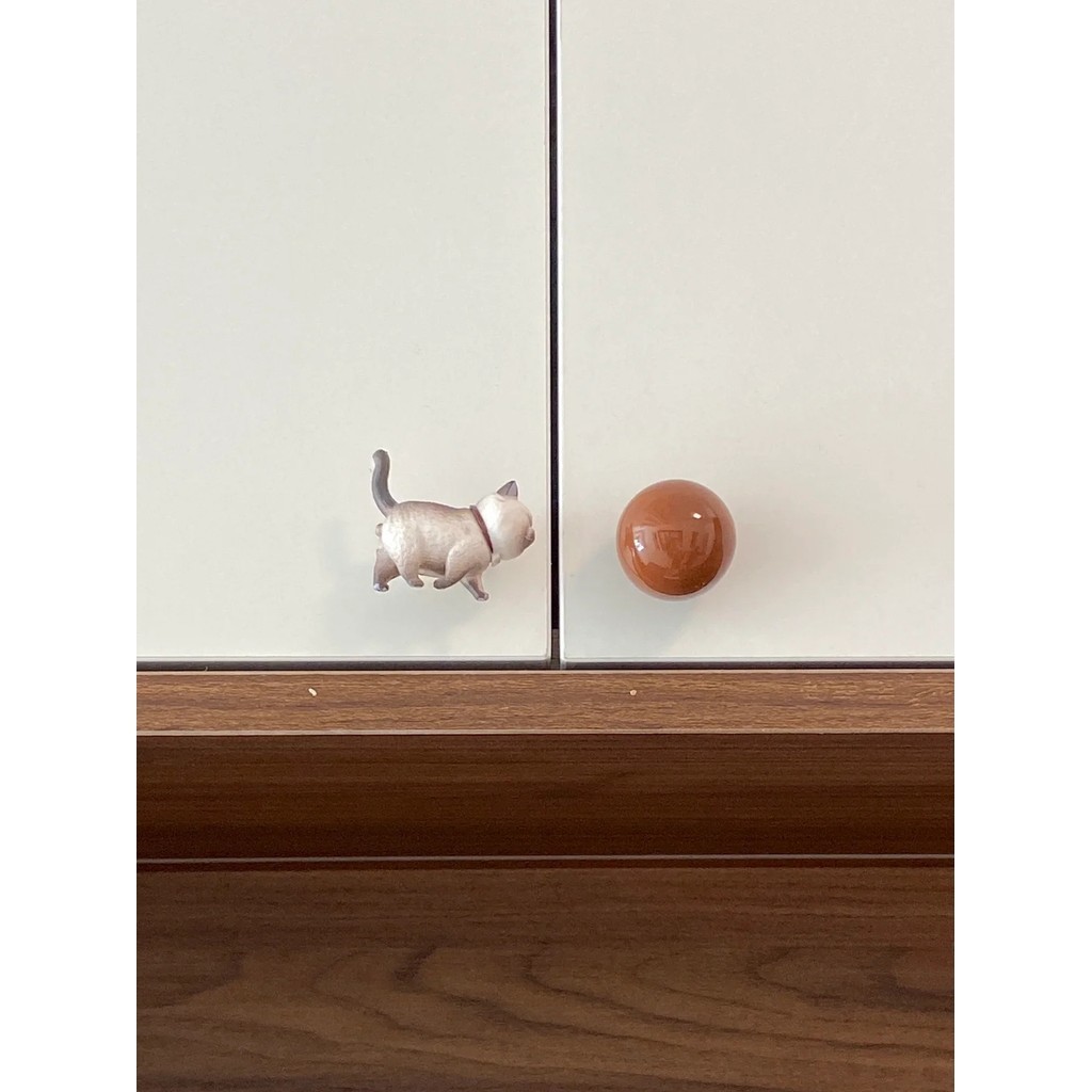 Cute Closet Handle Pastel Colored Ball Drawer Pulls Round Ball Design ...