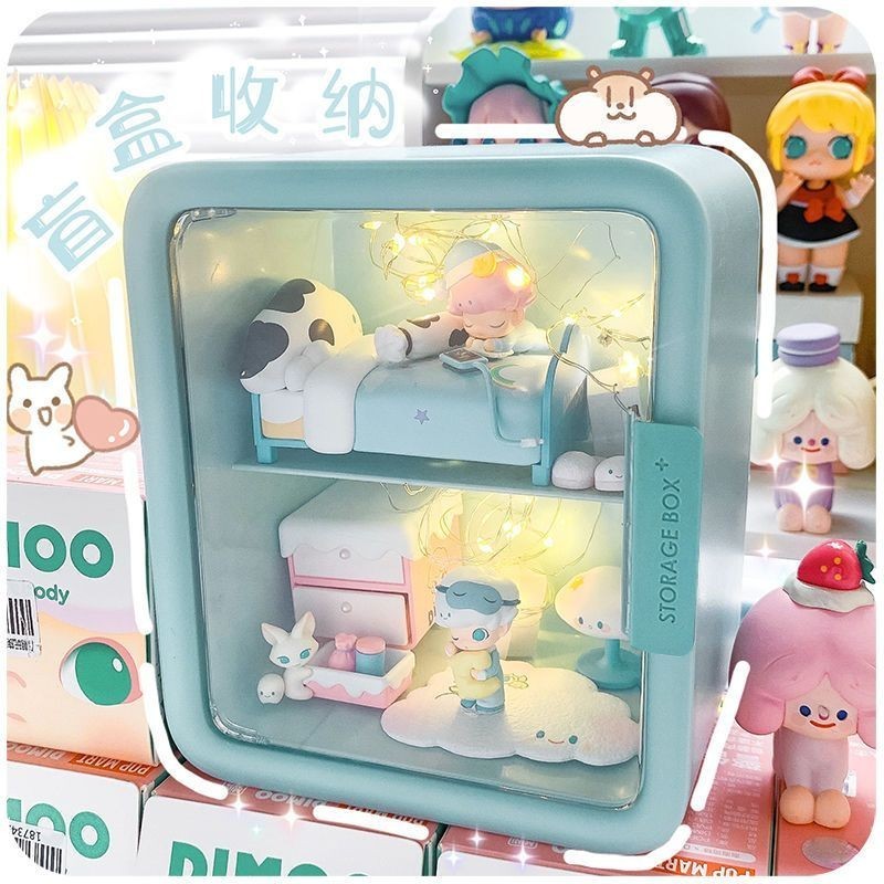Blind box villa display box hand-made landscape see-through Mystery box ...