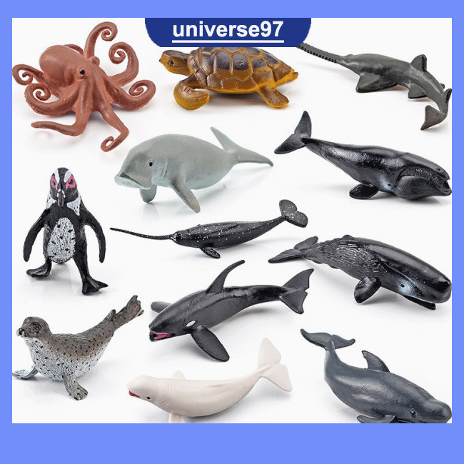 PING Realistic Mini Sea Life Animals Action Figures Simulation Turtle ...