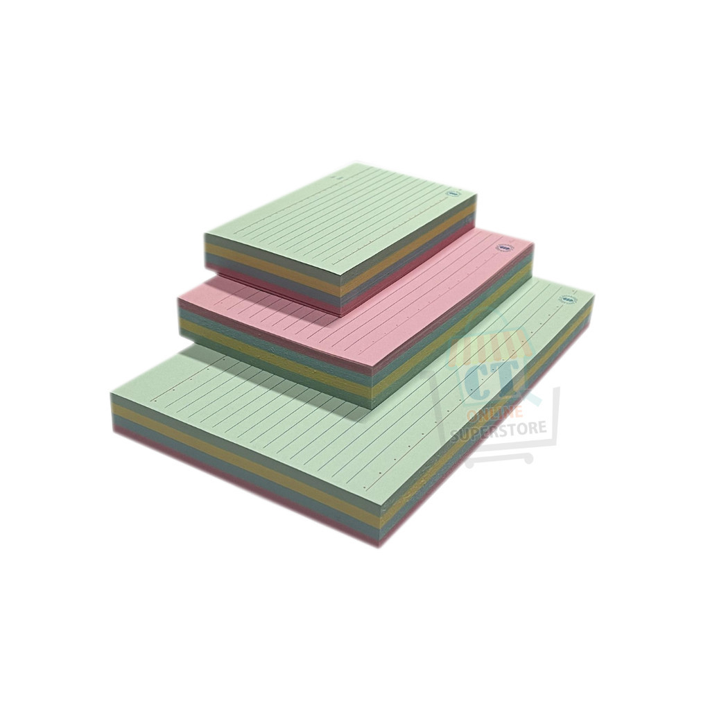 CT SUPERSTORE Rainbow Index Card 100pcs | Shopee Malaysia