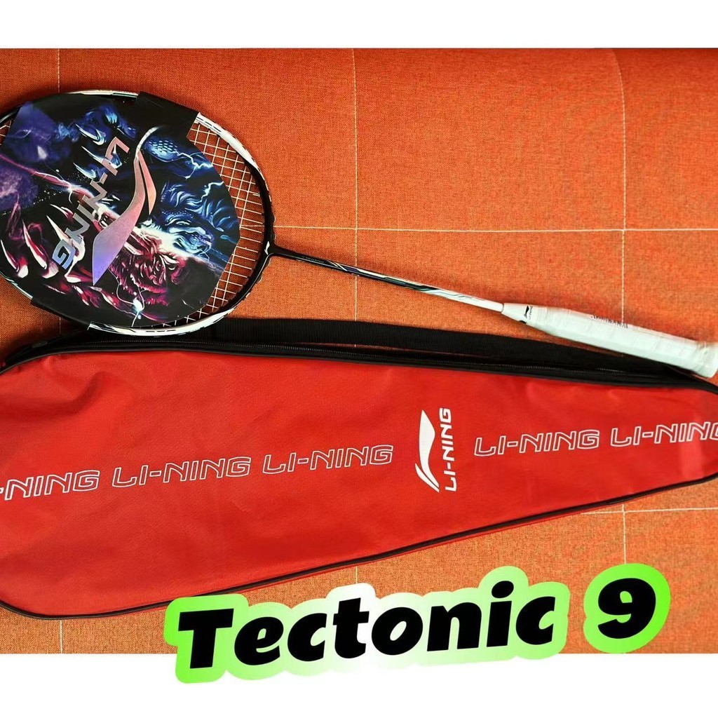 Li Ning Badminton Racket Tectonic 9 Carbon Professional high-end ...
