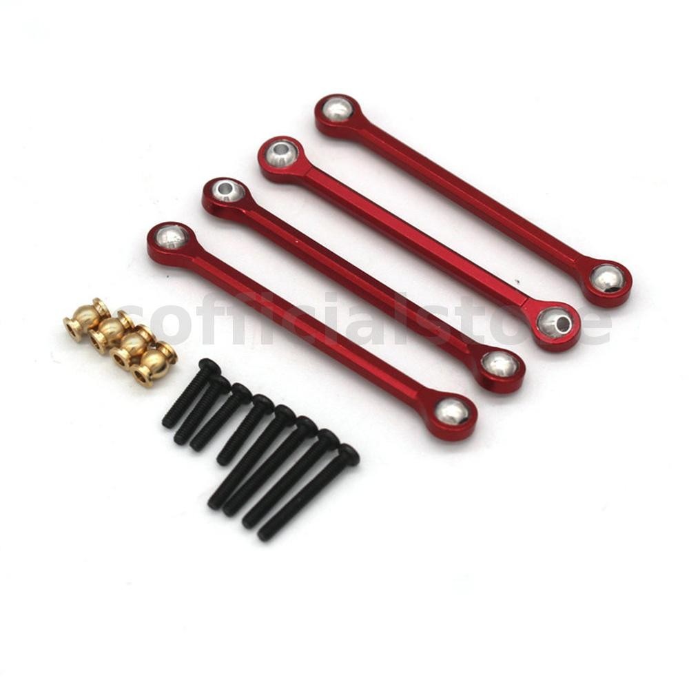 4PCS Upgraded Metal Lower Linkage Rods for FMS FCX24 POWER WAGON 12401 ...