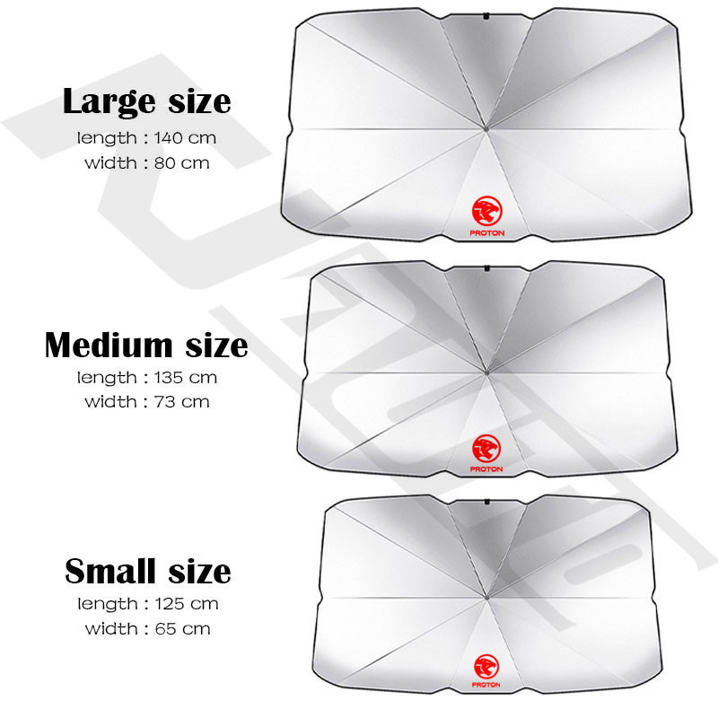 Proton Car windshield Sunshade Umbrella Protector Parasol Foldable Sun ...