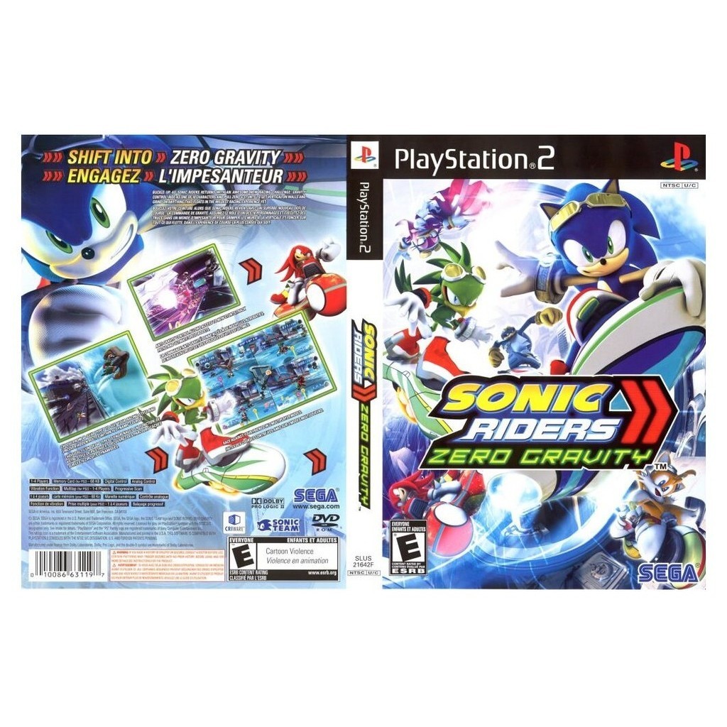 🔥PS2 Games CD DVD 🔥PS2 Sonic Riders Zero Gravity (DVD Game) | Shopee ...