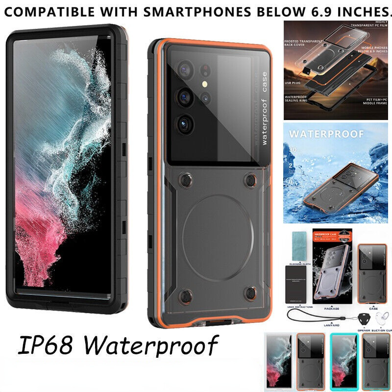 Universal Waterproof Case Full Body Cover For OPPO A79 A78 A58 A38 A17 ...