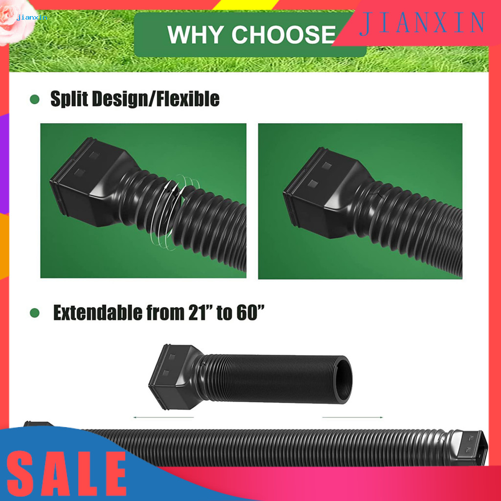 1 Set Downspout Extender Flexible Split Design Extendable Universal ...