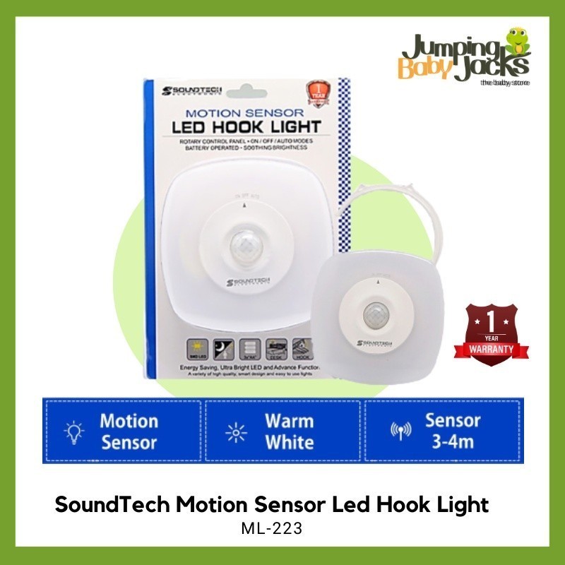 SoundTech ML-223 Motion Sensor Led Hook Light | Shopee Malaysia