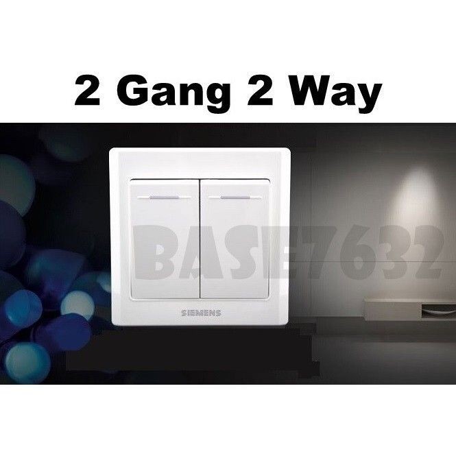 Dejob Wall 2 Gang 2 Way Socket Two Gang Two Way Switch 1682.1 | Shopee ...