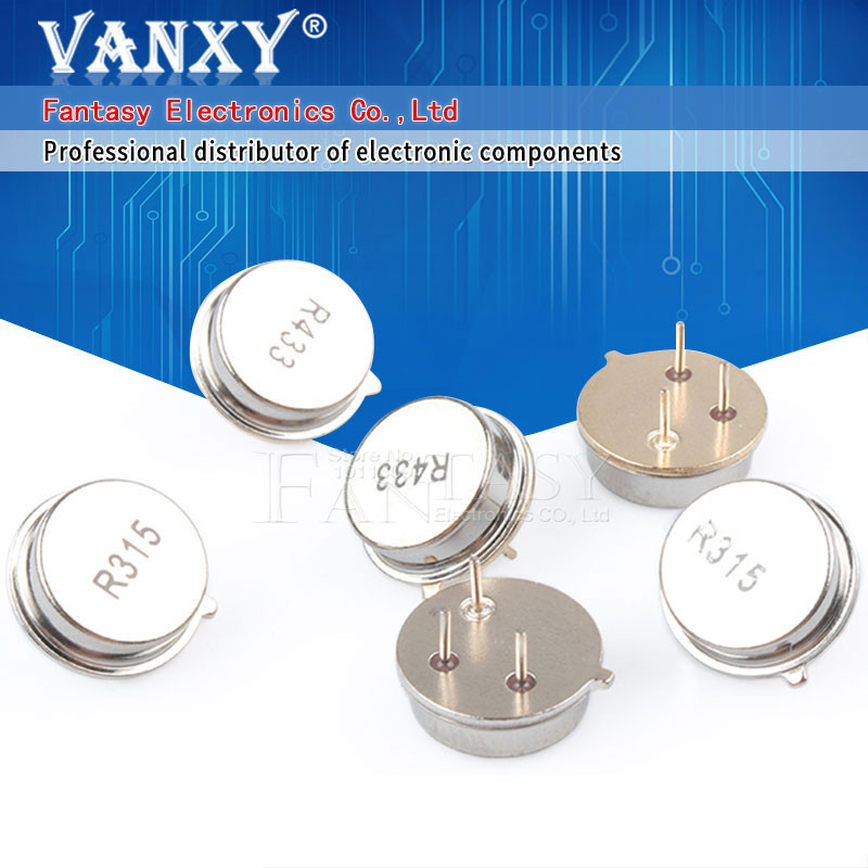 10pcs 315MHz 433MHz Resonator Crystal Oscillator R315A R433A Quartz ...
