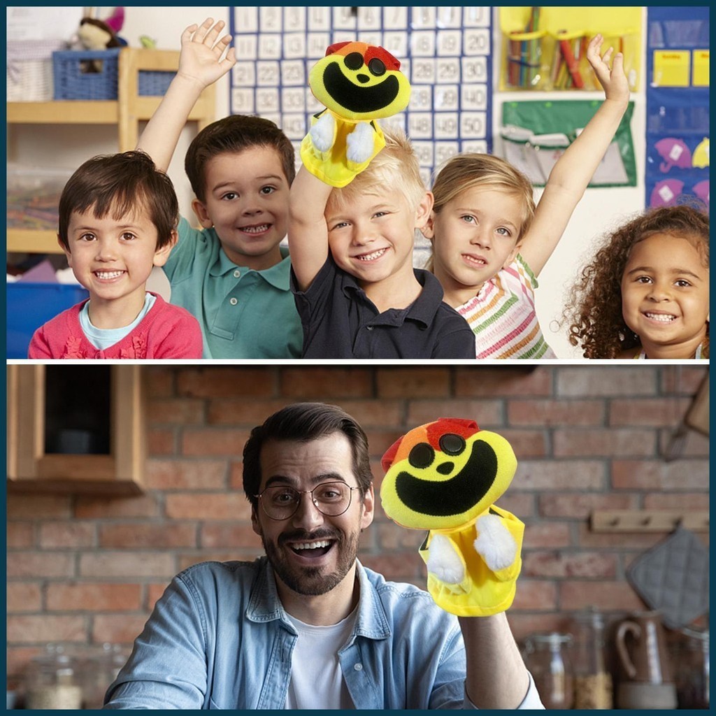 Stuffed Hand Puppet Theater Show Time Puppet with Sounds and Boxing ...