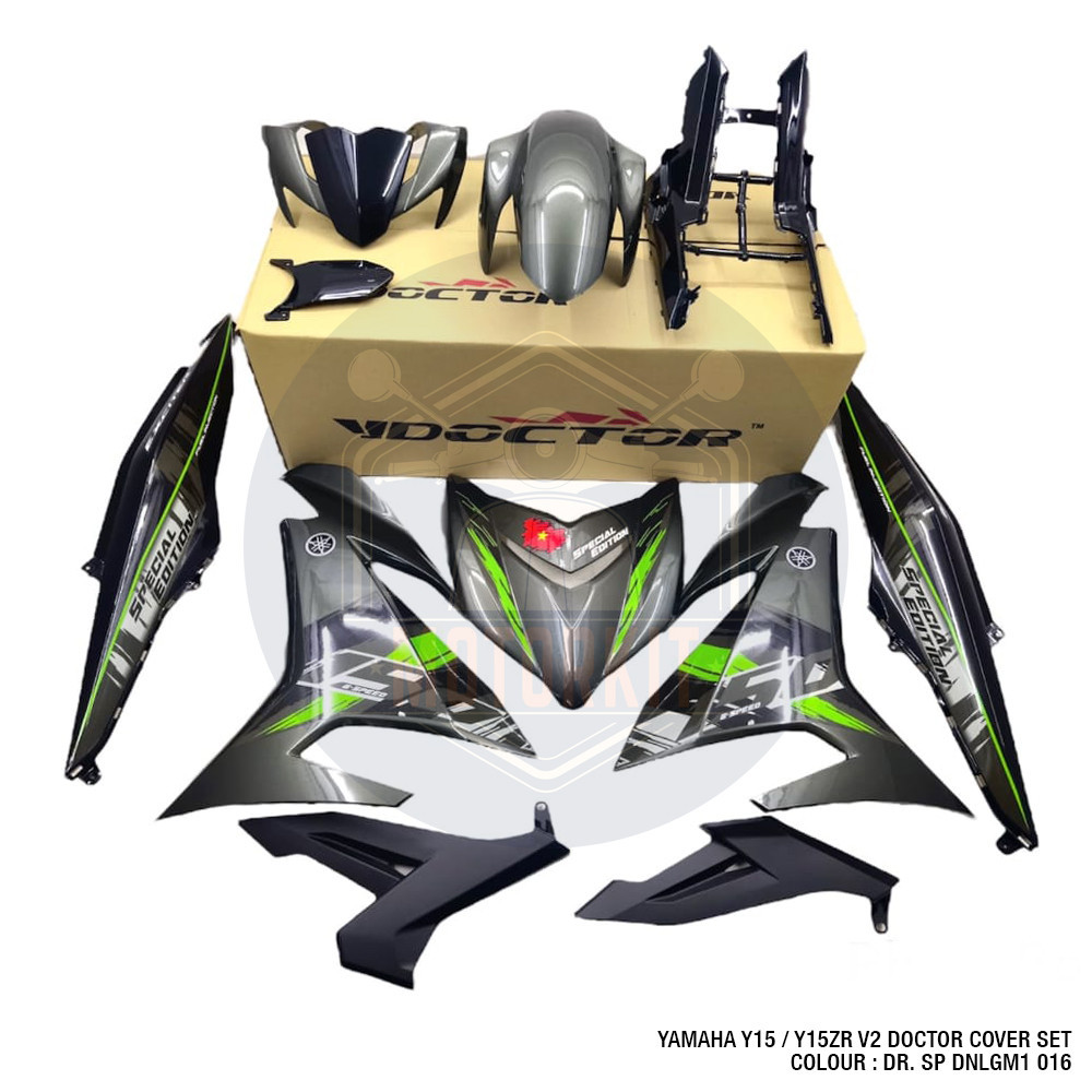 YAMAHA Y15 Y15ZR V2 CUSTOM SPECIAL COLOR BODY COVER SET STICKER TANAM SIAP TAMPAL STRIPE SP ...