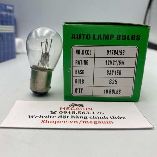 Stop zin Rear Light Bulb 12v21 /6 - Foot Incandescent Bulb 1157 (Price ...