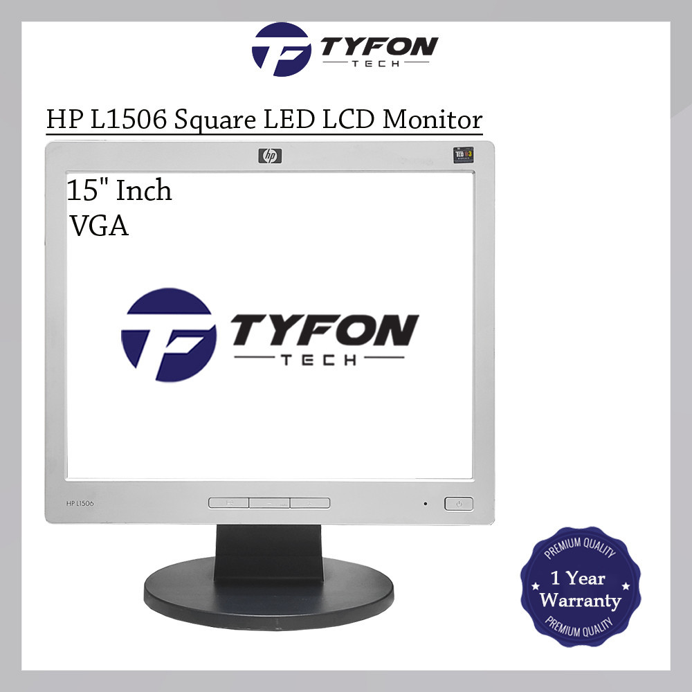 HP 15" Inch LCD Monitor L1506 | Square (Refurbished) | Shopee Malaysia