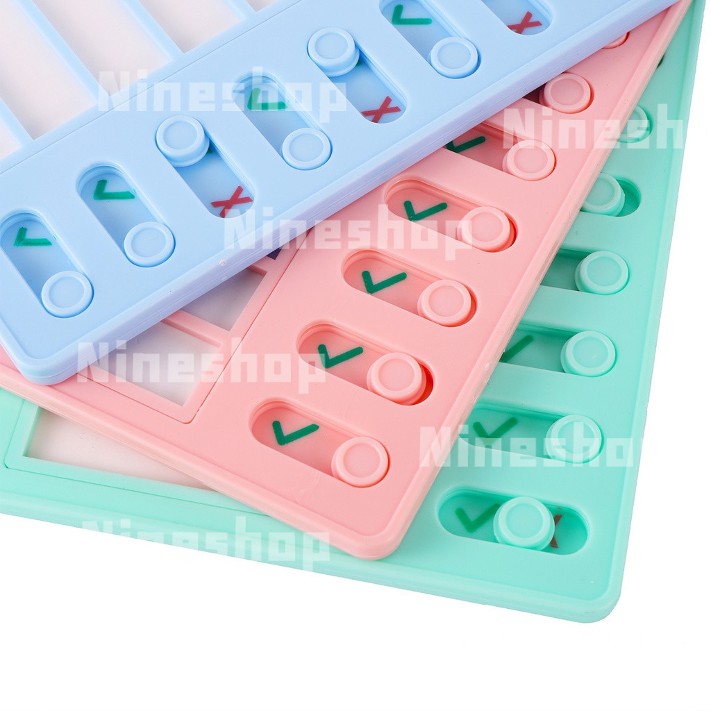 Reusable Daily Task Planning Board Detachable Chores Checklist Board Self-discipline Punch Card ...