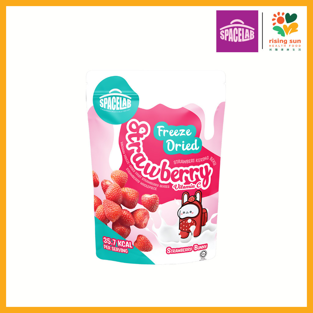 Space Lab Freeze Dried Strawberry Fruit 19g | Shopee Malaysia