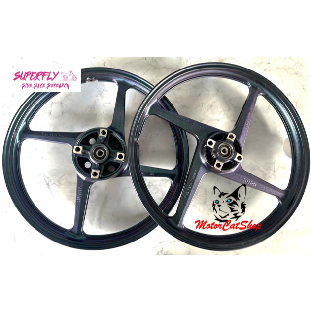 SuperFly PROJECT-X 4 Sport Rim 4 Batang Yamaha Y125Z /LC 5S/ LC135-Fi ...