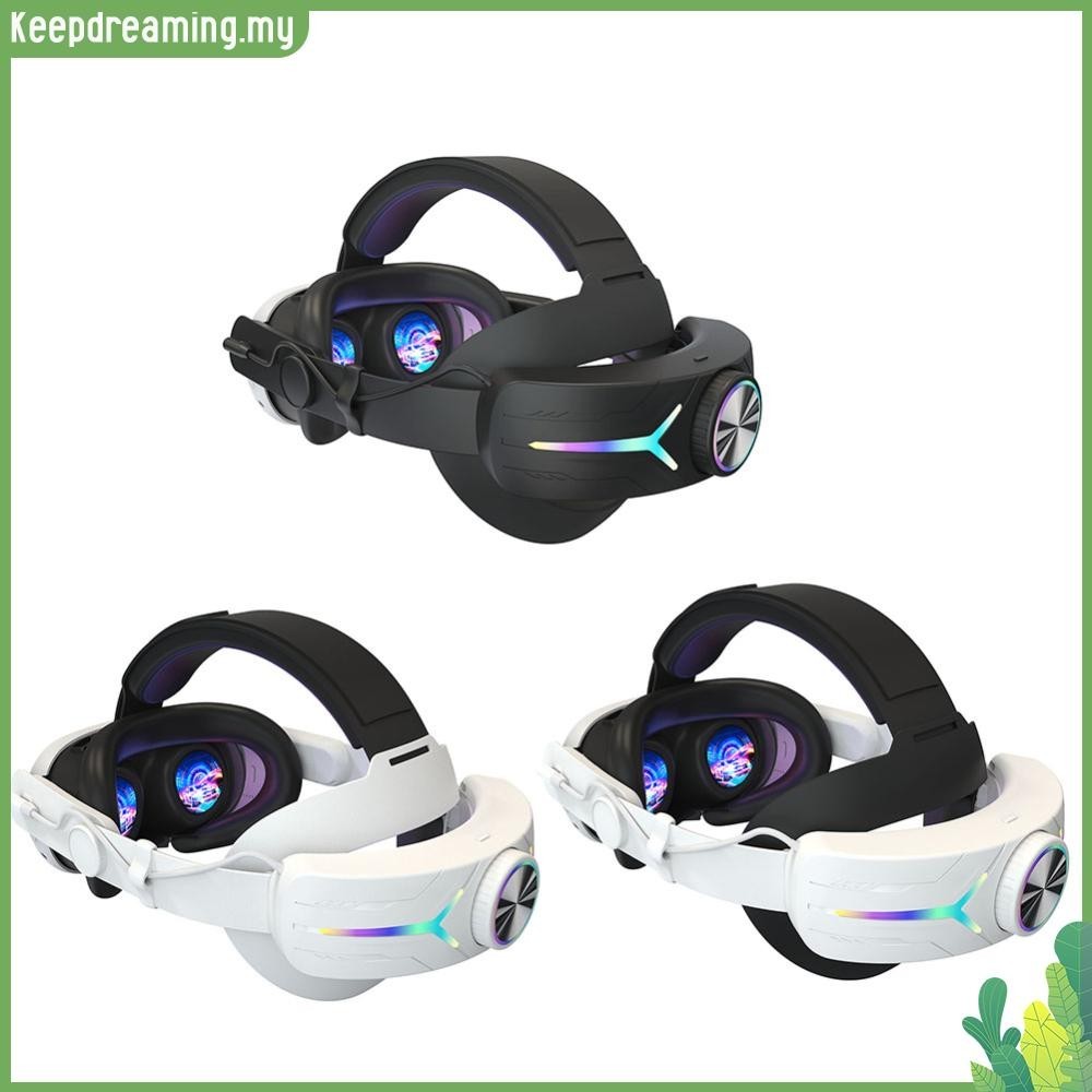 keepdreaming VR Head Strap for quest 3 RGB LED Backlight 8000mAh ...