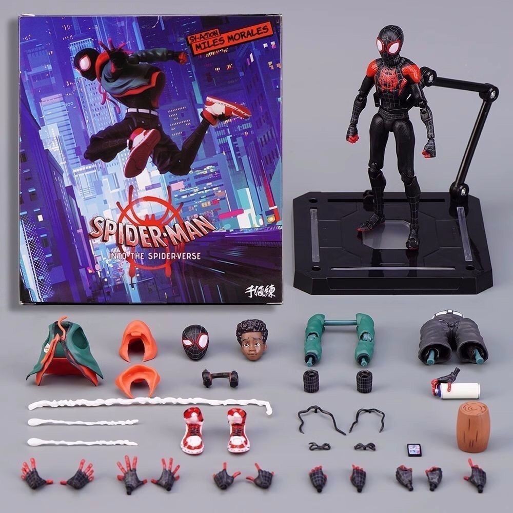 Marvel SHF Spider-Man Parallel Universe 2 Horizontal Universe Miles ...