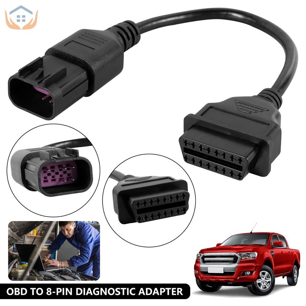 16 Pin Female to 8 Pin Diagnostic Adapter Premium Diagnostic Connector ...