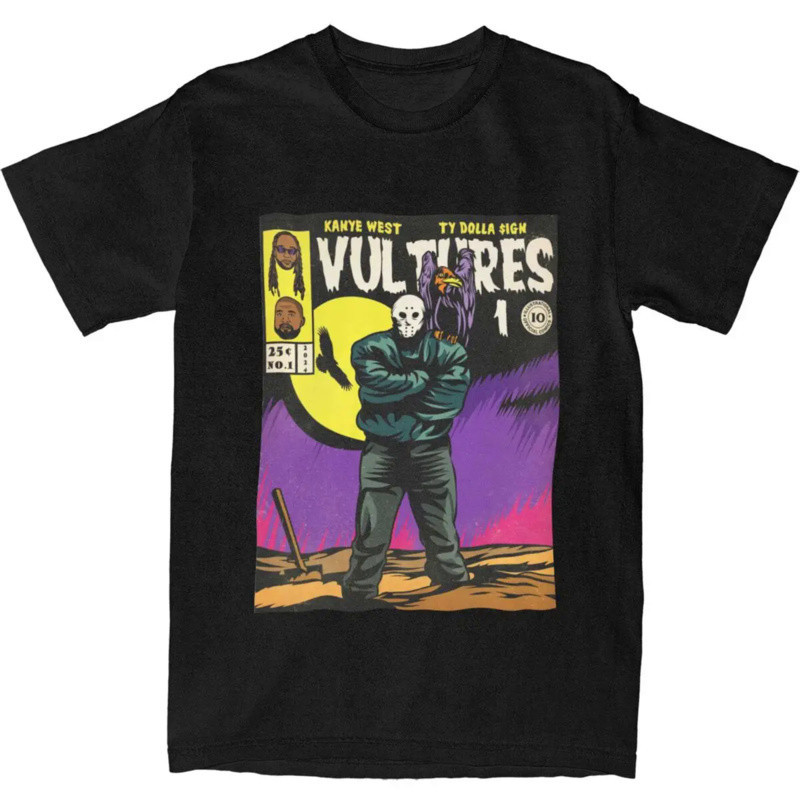 Kanye West Ty Dolla Sign Vultures 1 Album Apparel Tshirt For Men Hip ...