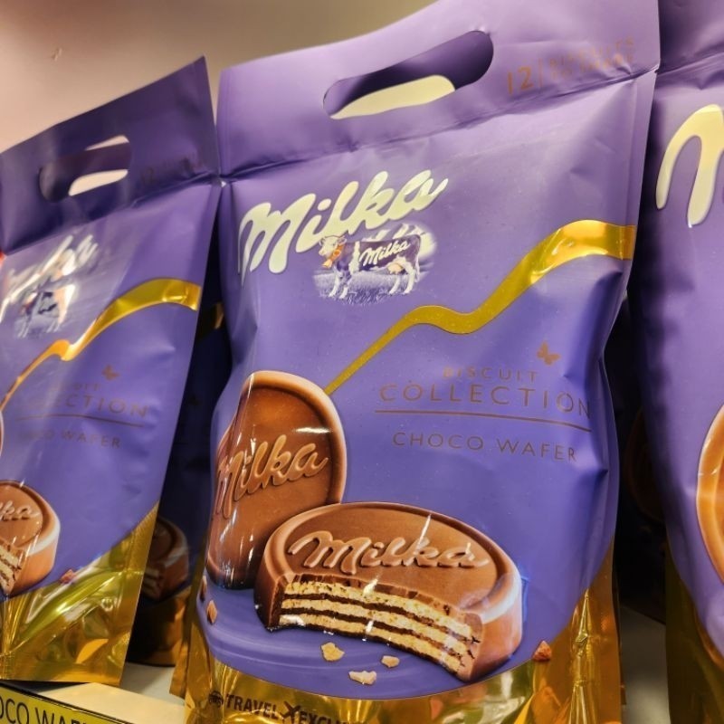 MILKA CHOCO WAFER 360GM 12X30GM MILKA CHOCO GRAINS 378GM 9X24GM ...