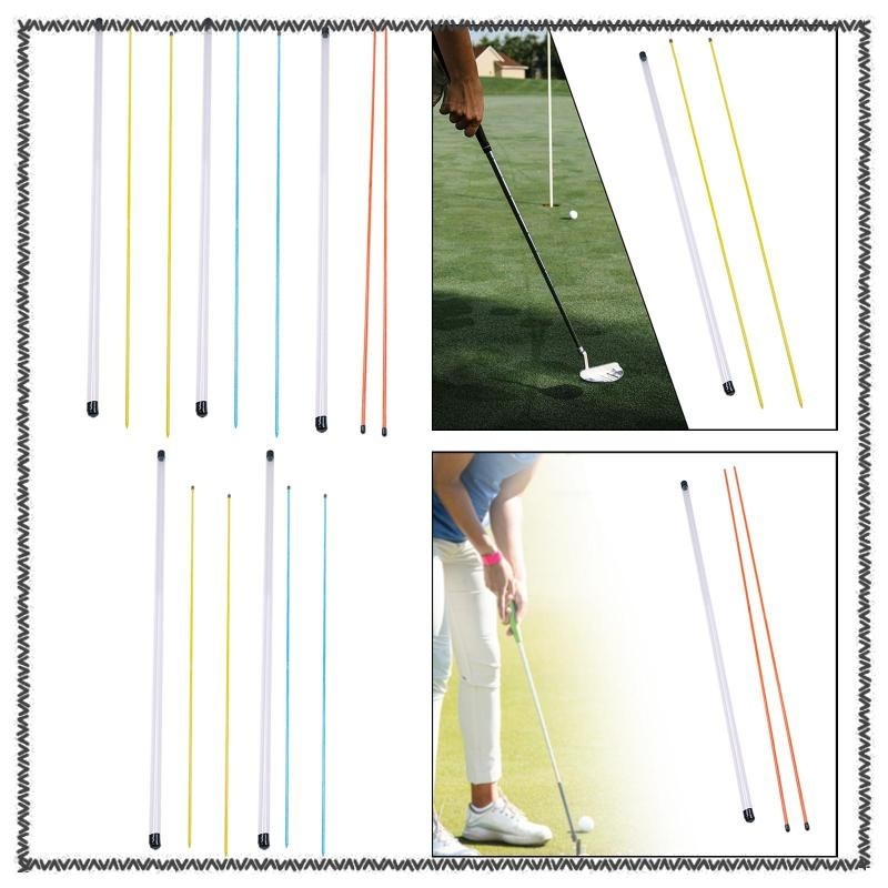 [MCA] 2Pcs Golf Alignment Sticks, Portable Golf Swing with Clear ...