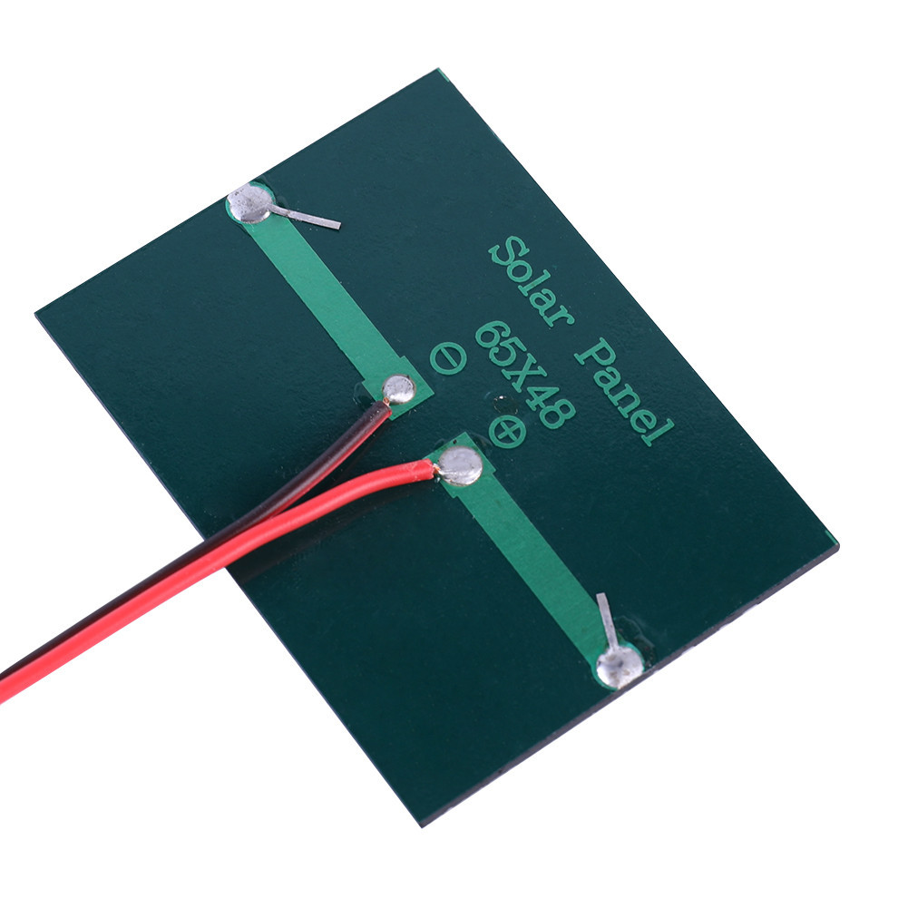 Rain 1pc/2pcs Mini Solar Panel Polycrystalline Silicon 1W 3V 100MA DIY ...