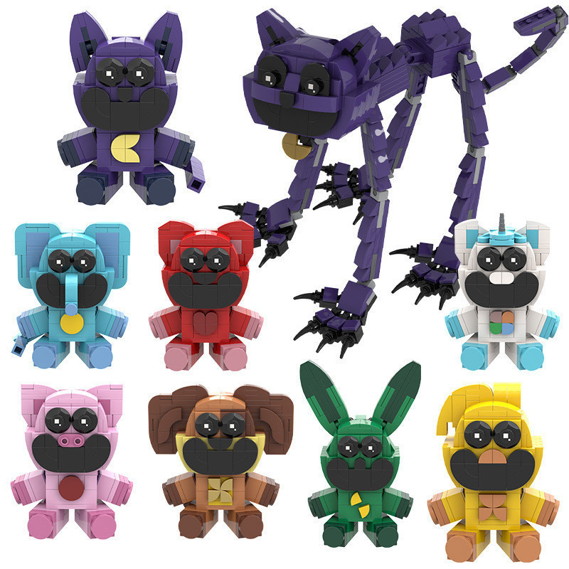 MOC Poppy Playtime 3 Smiling Critters Building Blocks Compatible with ...
