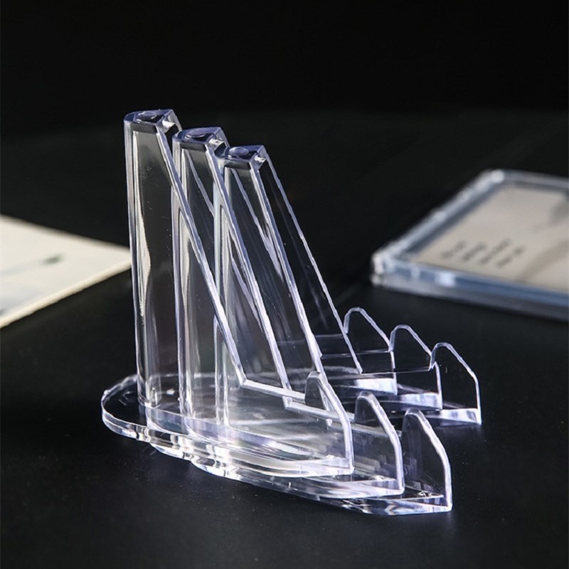 Mini Clear Acrylic Easel Stands Coin Display Easel Holder Baseball ...