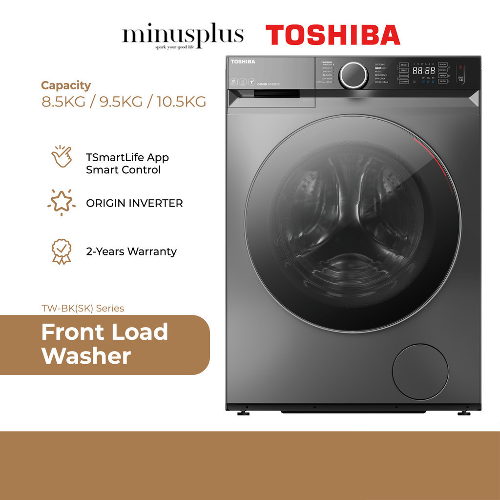 Toshiba Inverter Washing Machine (8.5-10.5KG)- TW-BK95GF4M(SK) / TW-BK105GF4M(SK) / TW-BK115GF4M ...