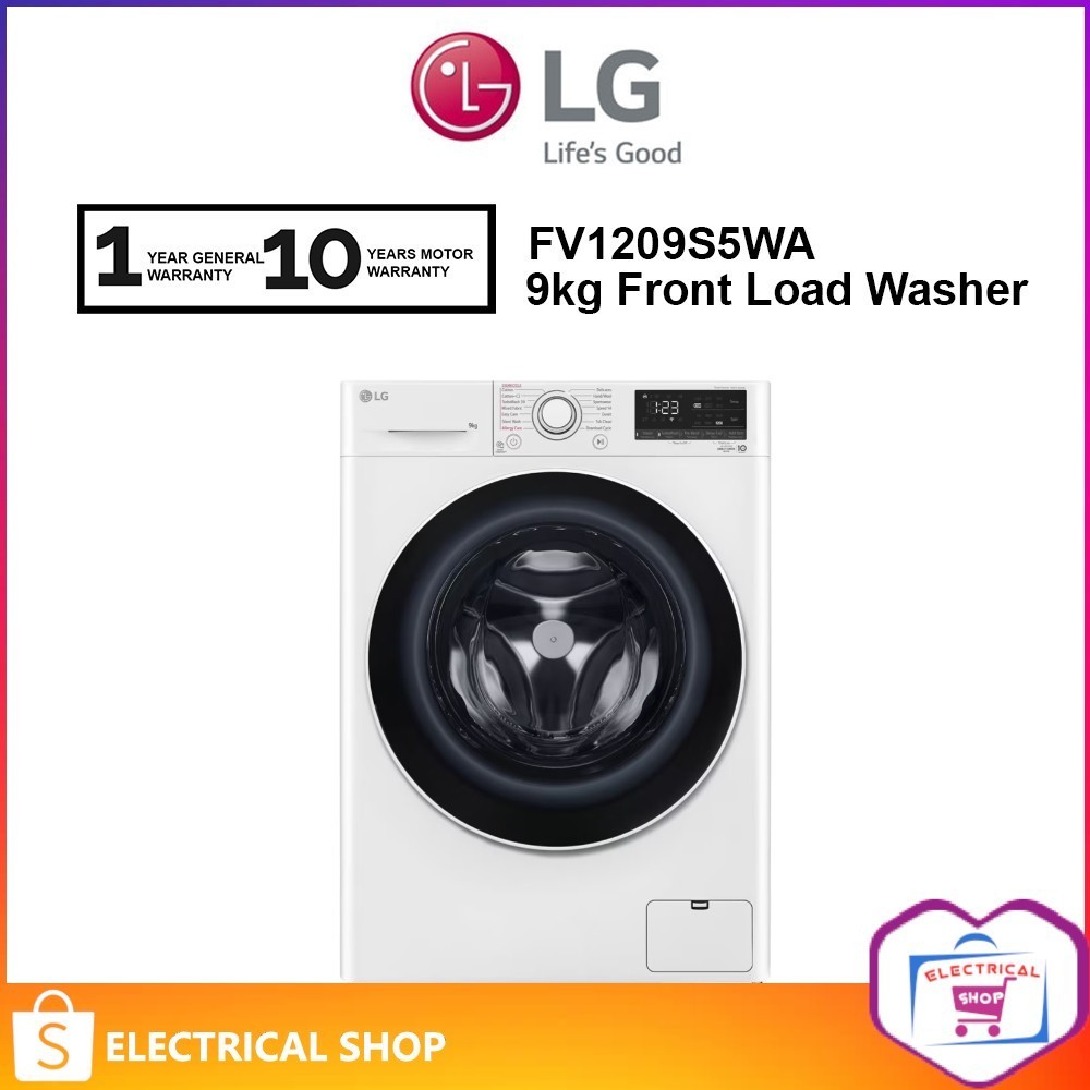 LG Front Load Washer with AI Direct Drive and Steam Washing Machine ...